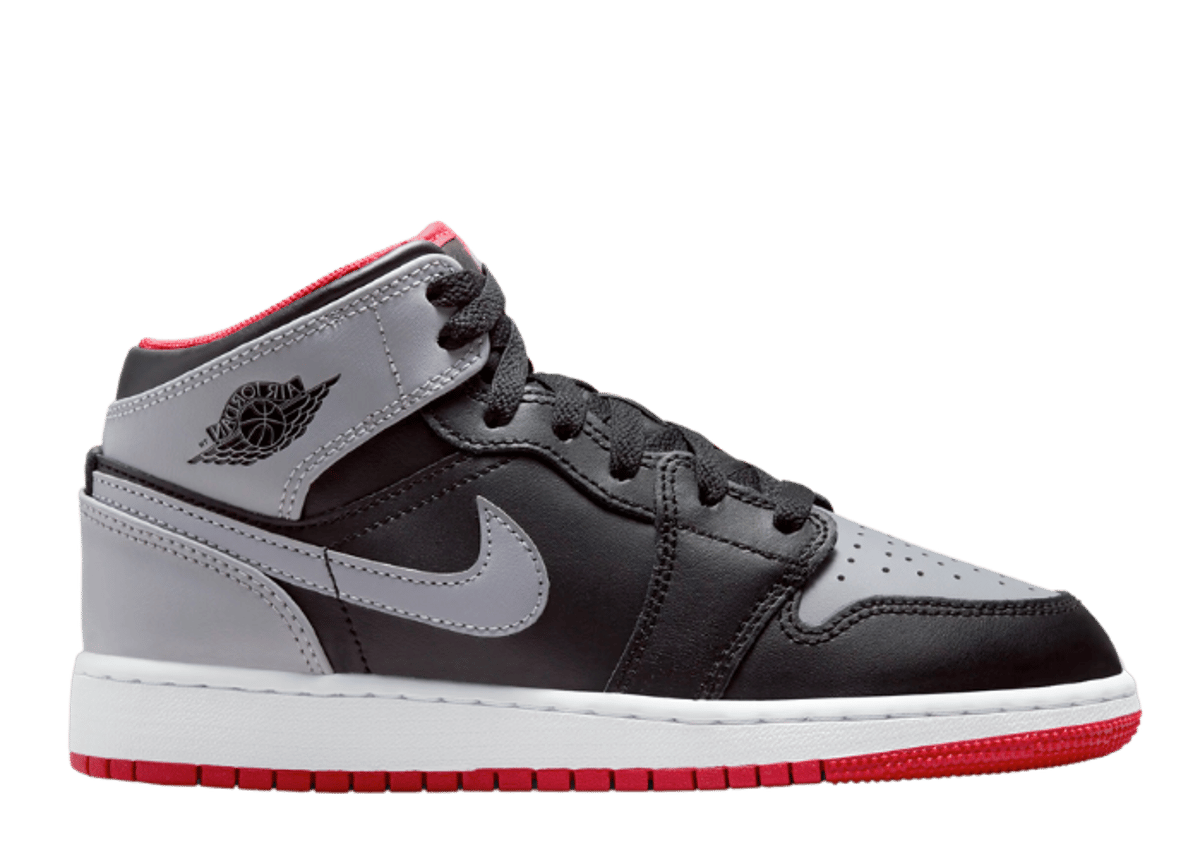 The Air Jordan 1 Mid Black Cement Fire Red Releases Spring 2024