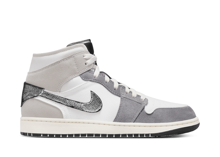 Air Jordan 1 Mid SE Craft 'Inside Out - Cement Grey' - DZ4136-002