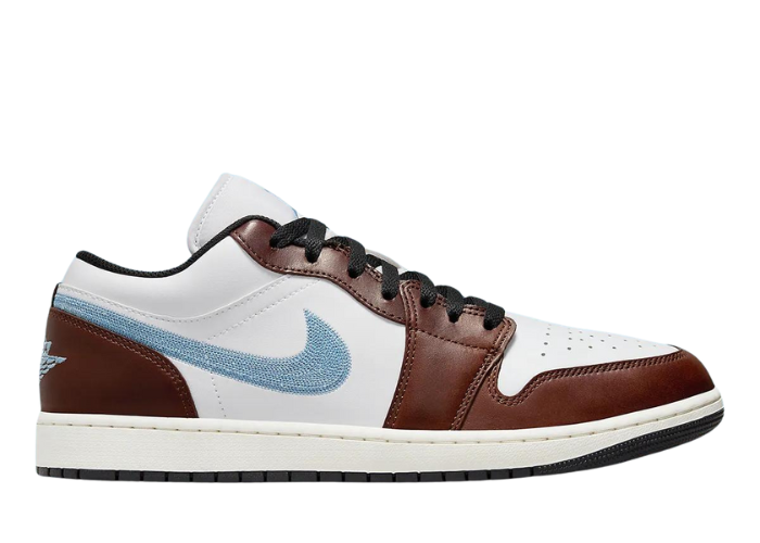 Air Jordan 1 Retro Low SE Brown Blue Grey - FQ7832-142