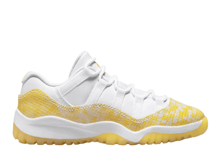 Air Jordan 11 Low Snake Yellow Python (PS) - 580522-107