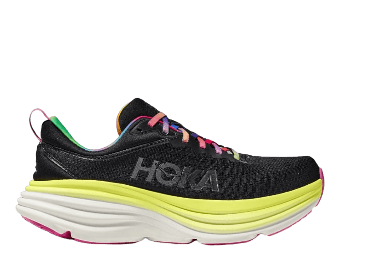 Hoka One One Bondi 8 'Black Rainbow' - 1123202-BCGL Release Info