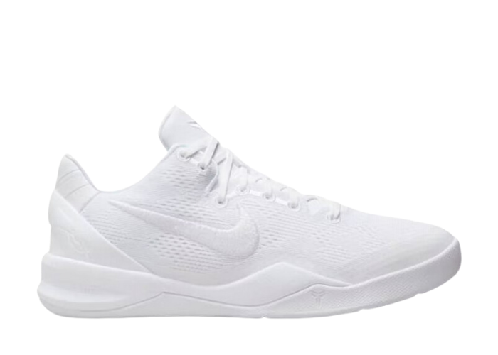 Nike Kobe 8 Protro Halo Triple White (GS) - FN0266-100