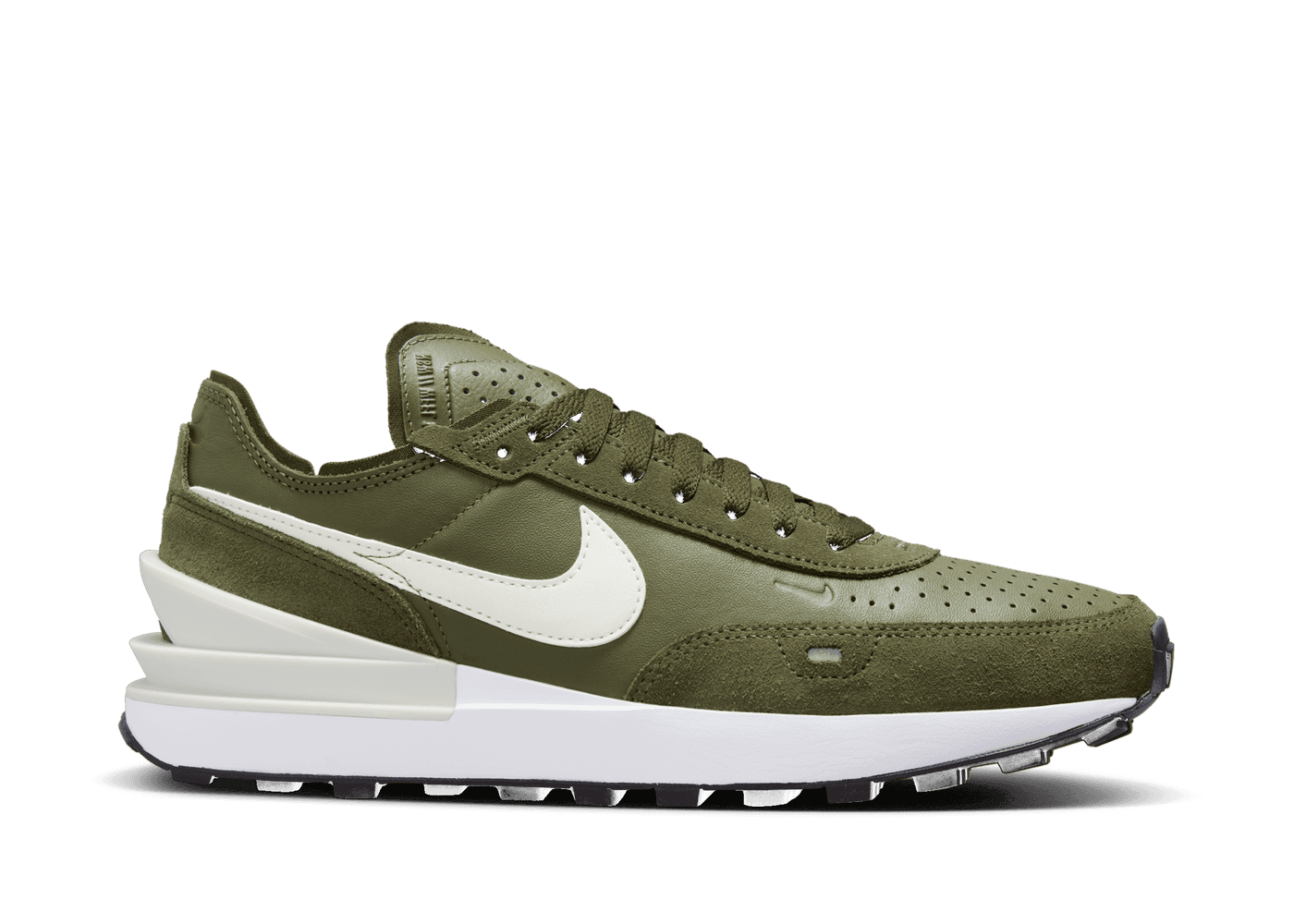 Nike Waffle One Leather 'Medium Olive' - DX9428-201 Release Info