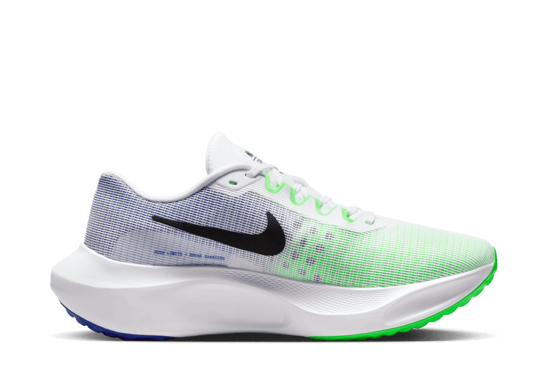 Nike Zoom Fly 5 'White Green Strike Blue' - DM8968-101