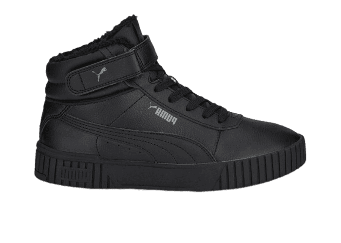 PUMA Carina 2.0 Mid Winter Sneakers in Black/Dark Shadow - 385852-01 ...