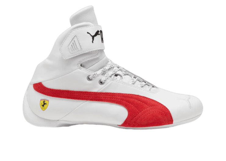 PUMA Scuderia Ferrari Future Cat Mid Sneakers in Red - 308382-02 ...