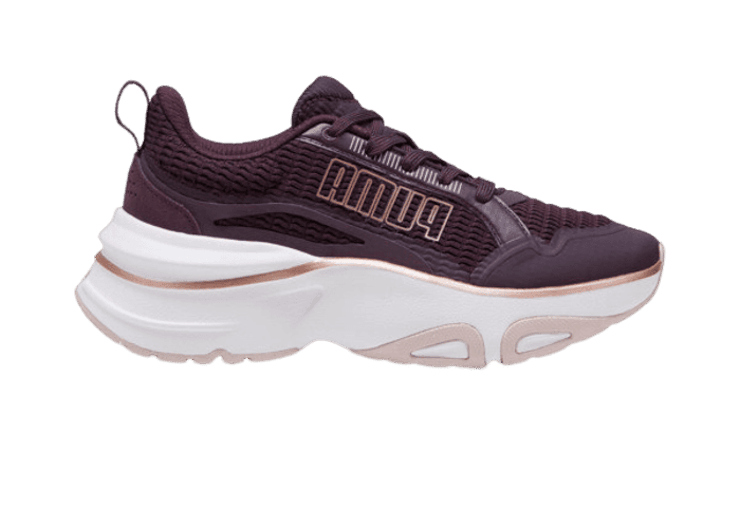 PUMA SOFTRIDE Divine Metal in Midnight Plum/Mauve Mist/Rose Gold ...