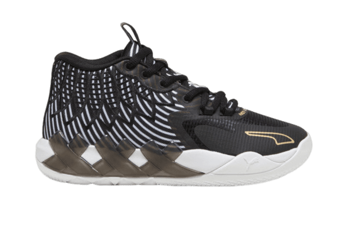PUMA x LAMELO BALL MB.01 Rare Reserve Stripes Basketball in White/Black ...