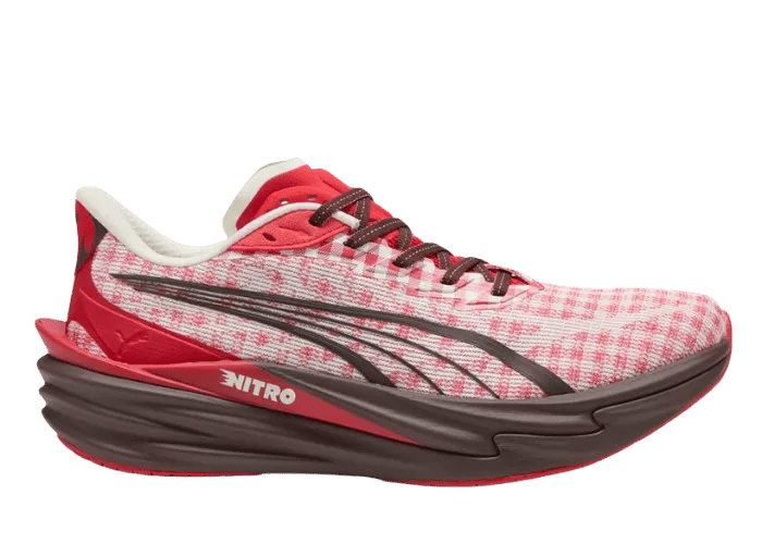 Puma Deviate Nitro 4 Check Red White - 406307-01 Release Info