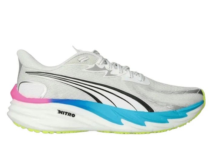 Puma Velocity Nitro 4 White Ultra Blue Poison Pink - 311140-26